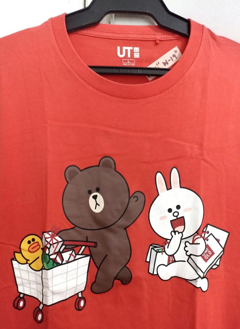 Uniqlo x Line friends t shirt men, Men's Fashion, Tops & Sets, Tshirts & Polo Shirts on Carousell