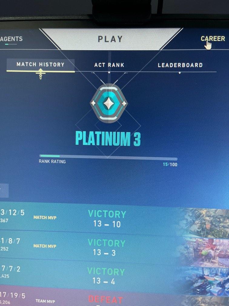 Valorant account plat 3 with 3 knives, Video Gaming, Video Games ...