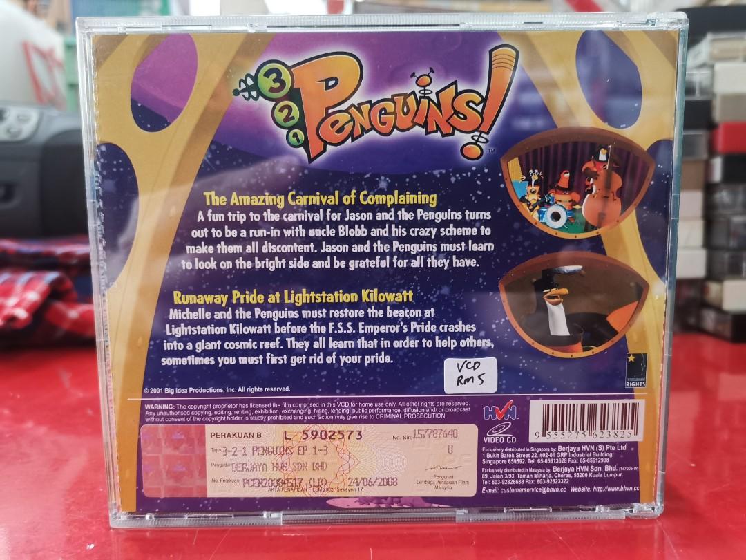 (VCD) 3-2-1 Penguins The Amazing Carnival Of Complaining, Hobbies & Toys, Music & Media, CDs ...
