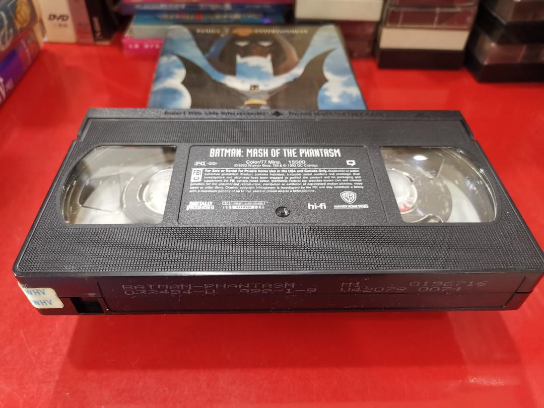 (VHS) BATMAN MASK OF THE PHANTASM, Hobbies & Toys, Music & Media, CDs ...
