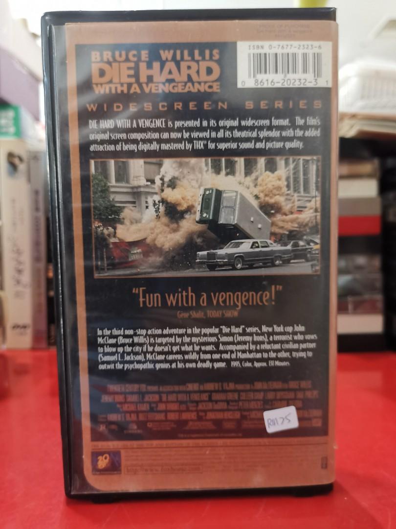 (VHS) DIE HARD WITH A VENGEANCE (WIDESCREEN) BRUCE WILLIS, Hobbies ...