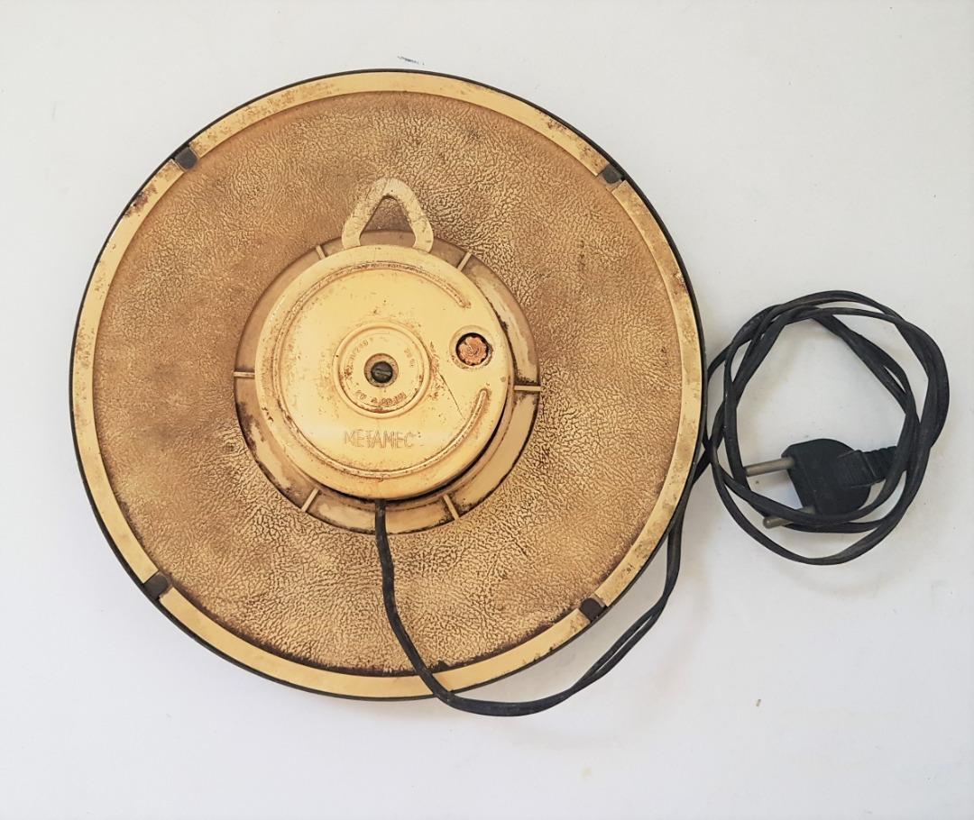 Vintage Metamec Clock, Made in England, Model SS101, Brass Wall Clock ...