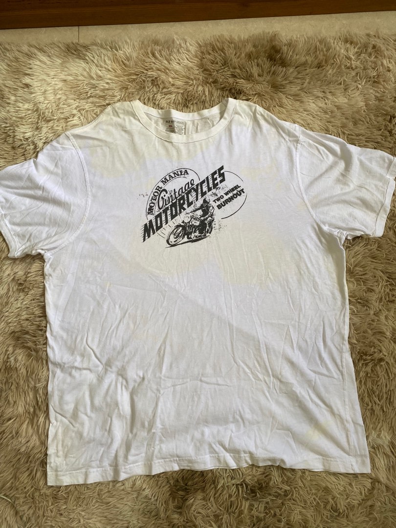 Vintage Motor Mania Tshirt, Men's Fashion, Tops & Sets, Tshirts & Polo ...