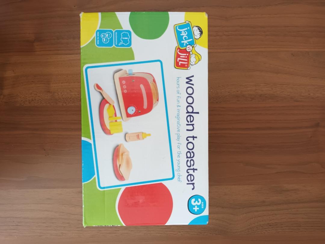 Wooden Toaster Set, Hobbies & Toys, Toys & Games on Carousell
