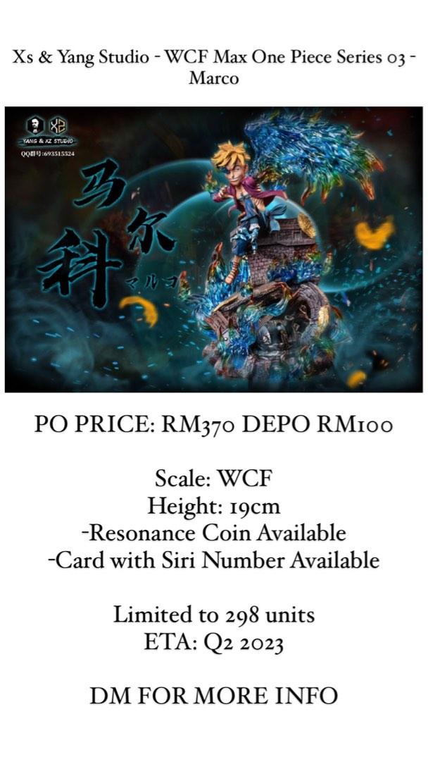 Xs & Yang Studio - WCF Max One Piece Series 03 - Marco, Hobbies & Toys, Toys & Games on Carousell