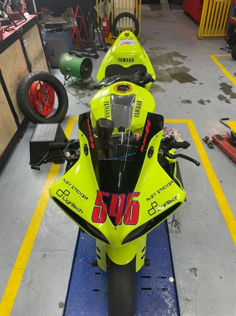 Yamaha R1 Full Wrap pluss Custom design, Auto Accessories on Carousell