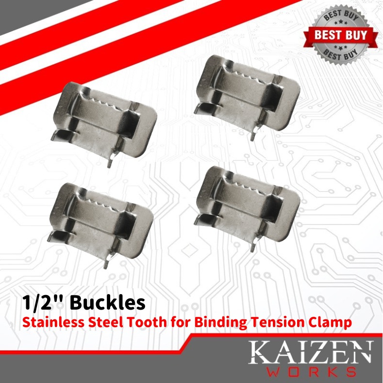1/2" Buckles Stainless Tooth for Binding Tension Clamp, Computers ...