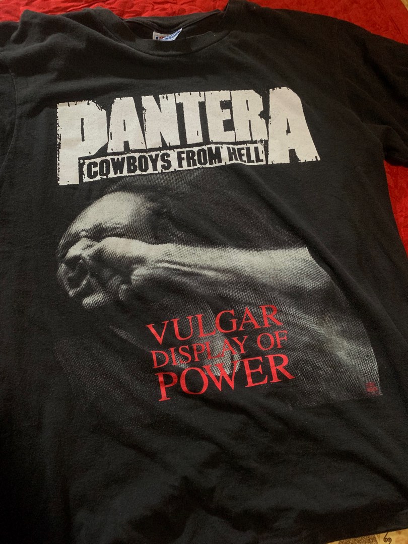 1992 PANTERA COW BOYS FROM HELL, Men's Fashion, Tops & Sets, Tshirts ...