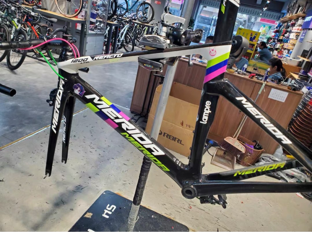 [1 UNIT PO] Merida reacto 1200 carbon frameset S only |caliper brake ...