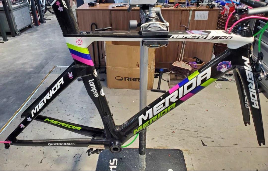[1 UNIT PO] Merida reacto 1200 carbon frameset S only |caliper brake ...