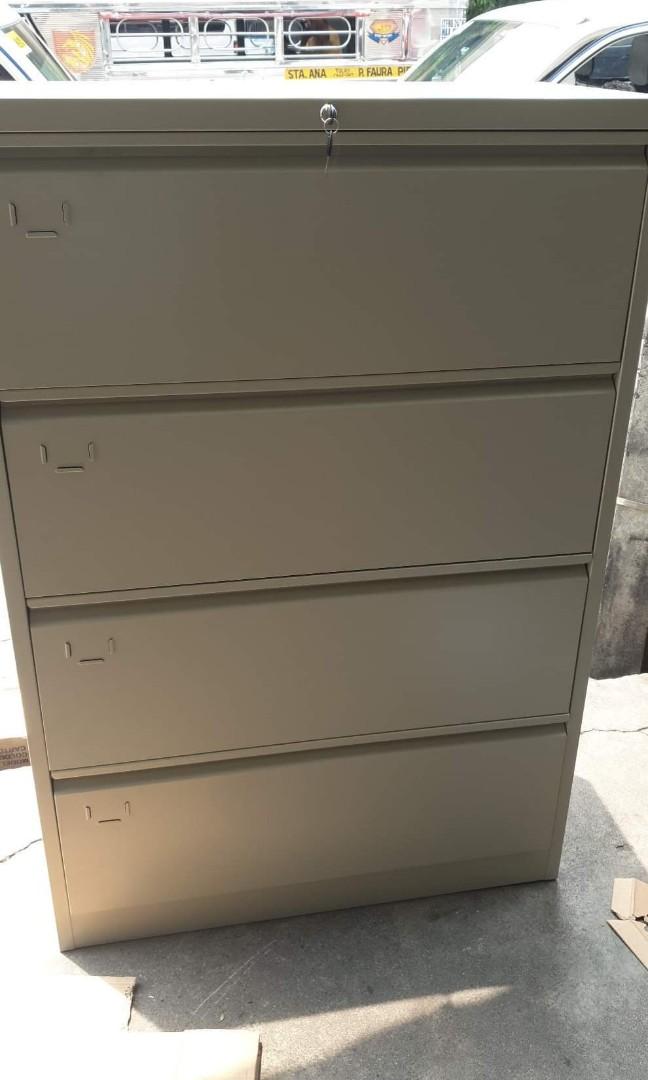 4 Layer Steel Filing Cabinet, Furniture & Home Living, Furniture ...