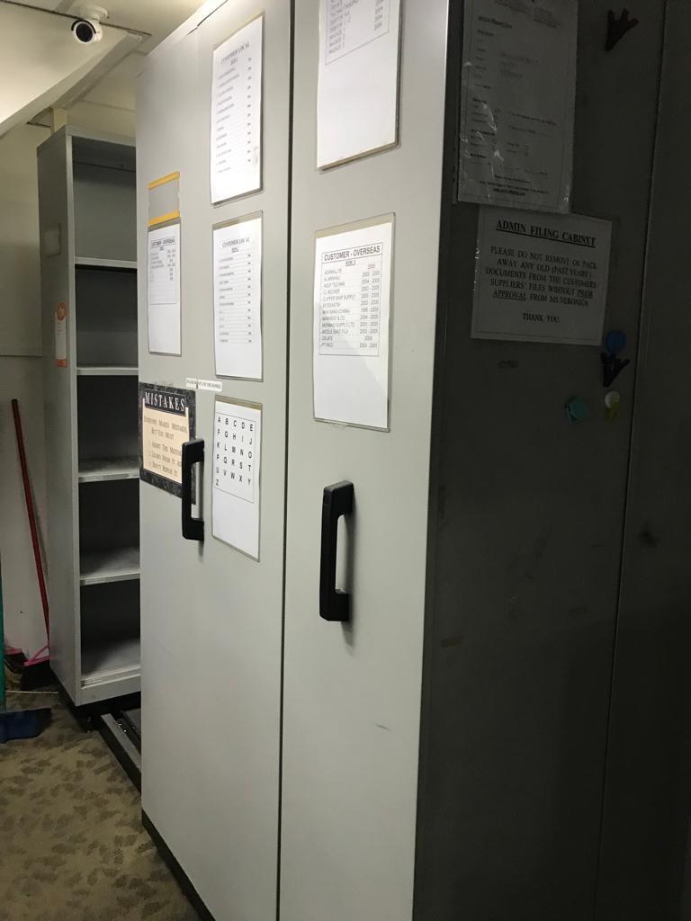 4bays File compactor for sale metal cabinet steel cabinet open shelf ...