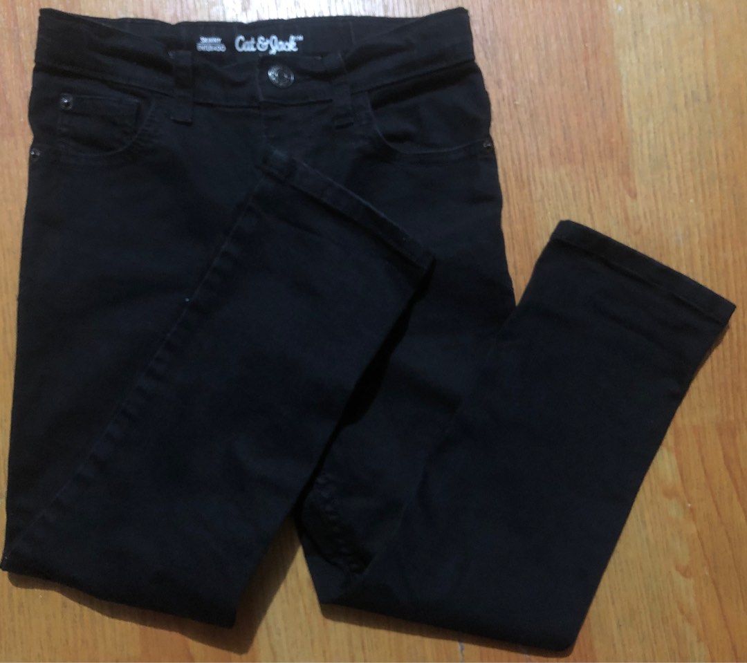 7y Cat&Jack Black maong pants, Babies & Kids, Babies & Kids Fashion on ...