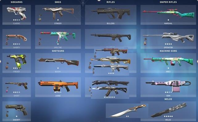 8 premium skins Valorant Account (has sovereign sword and recon ...