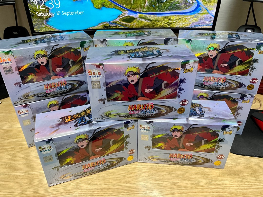 INSTOCK !!! 卡游 Kayou Naruto card TCG Booster Box 火影忍者卡片 斗之章 第二弹 Tier 3 ...