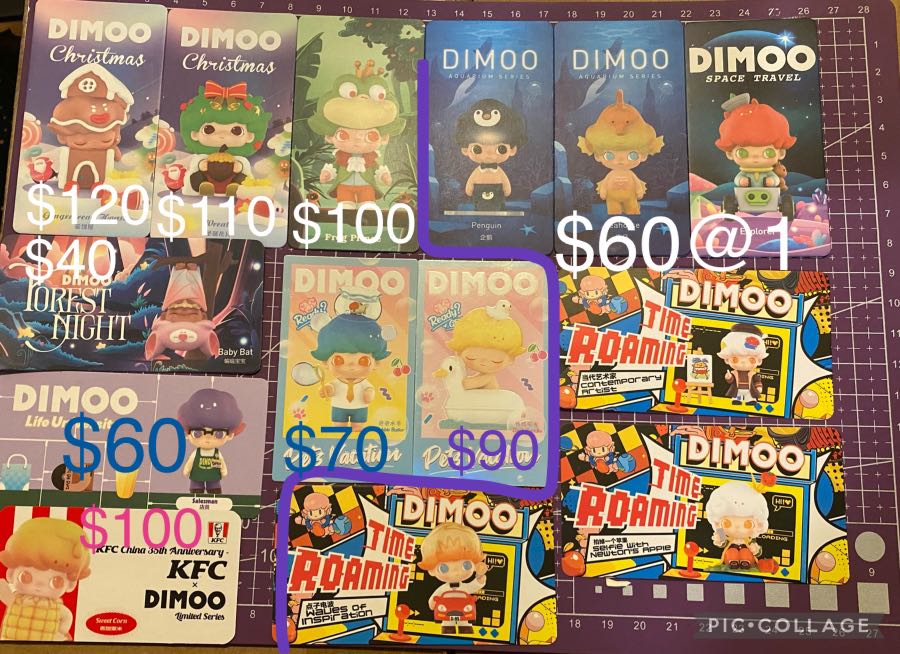 清位 Popmart Dimoo Labubu Molly Sp Bunny盲盒, 興趣及遊戲, 玩具 & 遊戲類 - Carousell