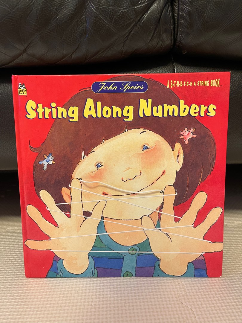 兒童英文繪本： String Along Numbers, 興趣及遊戲, 書本 & 文具, 小朋友書 - Carousell