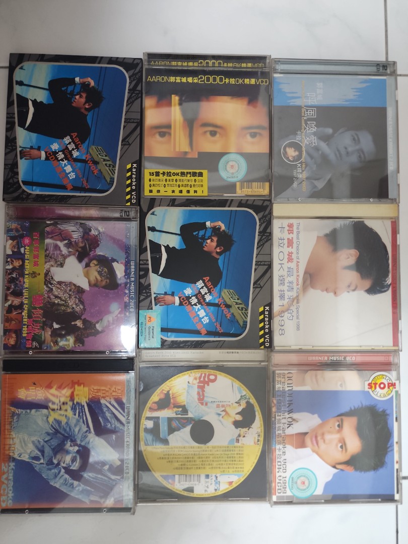 Aaron Kwok Karaoke VCDs, Hobbies & Toys, Music & Media, CDs & DVDs on Carousell
