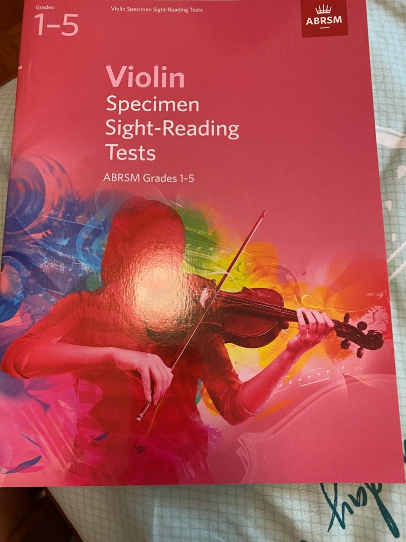 ABRSM Violin Specimen Sight- Reading Tests book grade 1 - 5, Hobbies ...