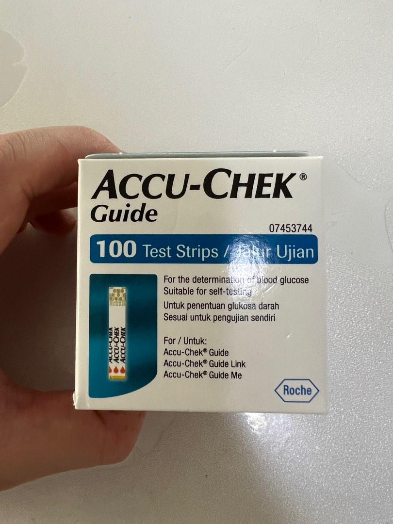 Accu-Chek Guide Test Strips 100 PCS [Exp 09/2023], Health & Nutrition ...