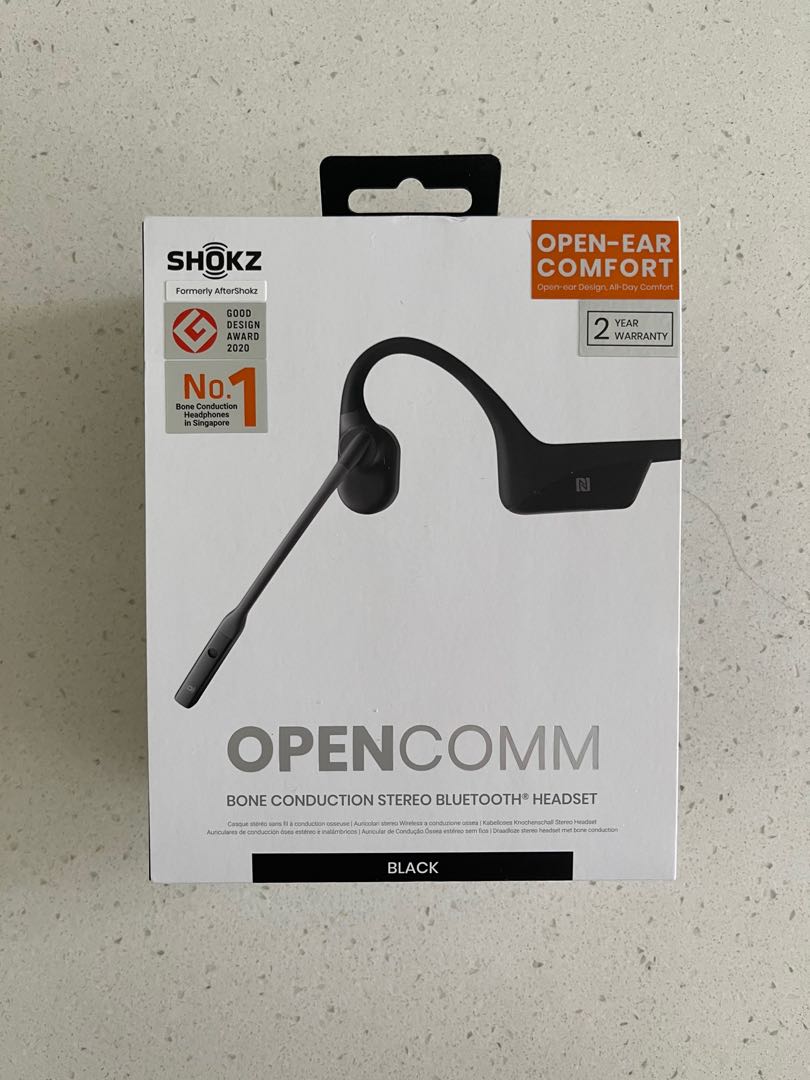 Aftershokz Opencomm, Audio, Headphones & Headsets on Carousell