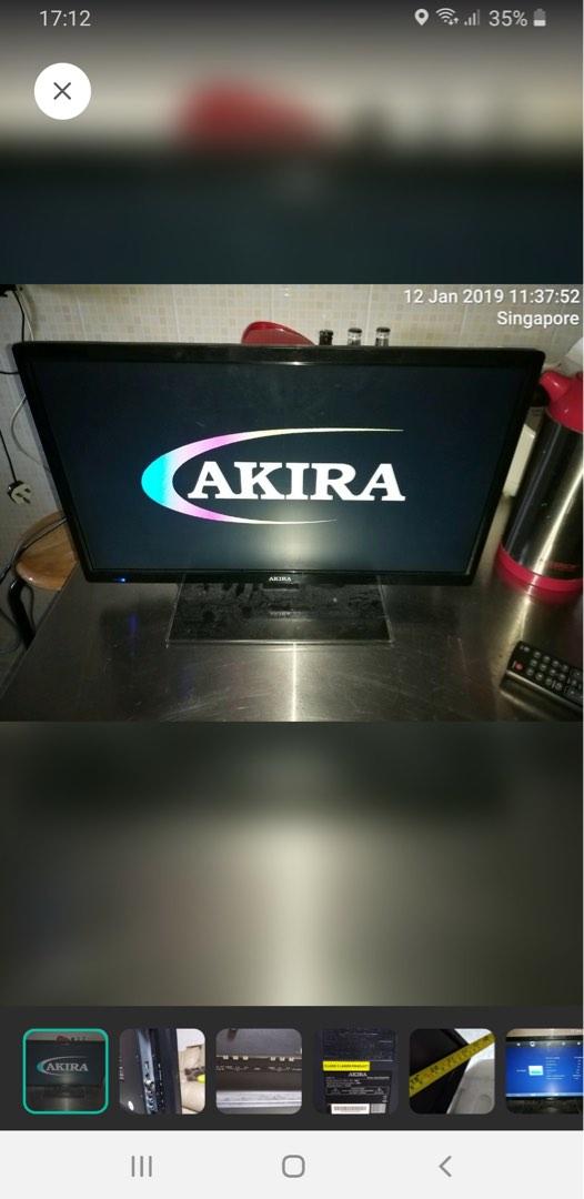 Akira LED DVD TV and PC monitor, TV & Home Appliances, TV ...