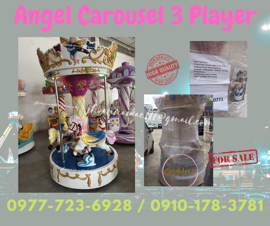 Angel Carousel 3 Player for playground, Hobbies & Toys, Toys & Games on ...