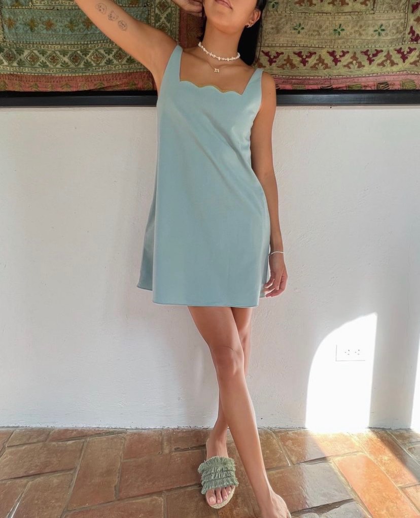 Anika Tosca Mini Dress in Black and Off White, Women's Fashion, Dresses ...