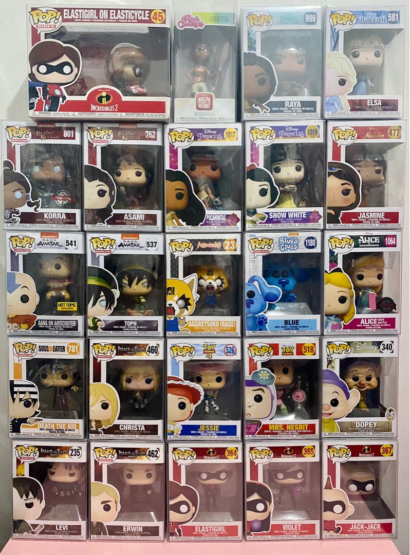 Animated Funko Pop Lot 28 Pcs Animation, Disney, Games PPG: 34k ...