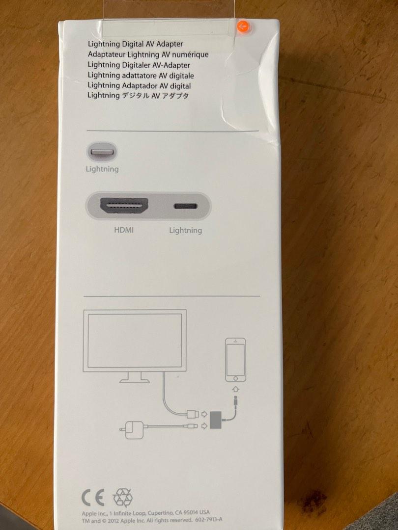 Apple Lightning Digital AV Adapter, Computers & Tech, Parts ...