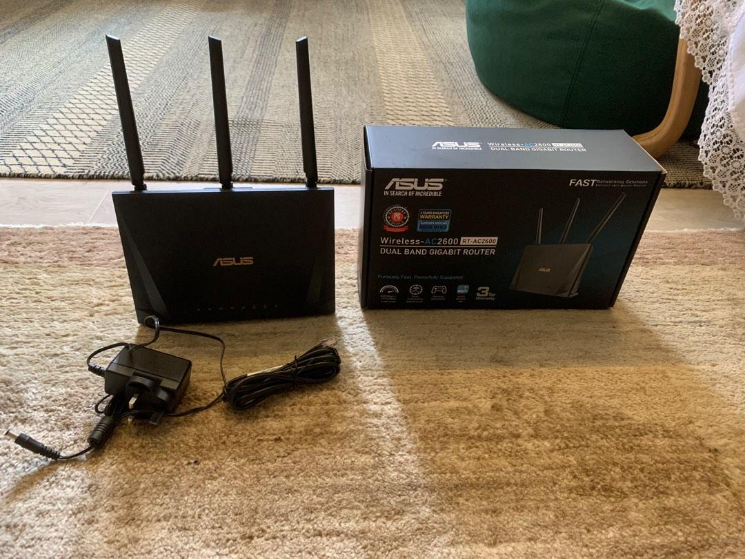 Asus router Wireless AC2600 RT-AC2600 Dual Band Gigabit Router ...