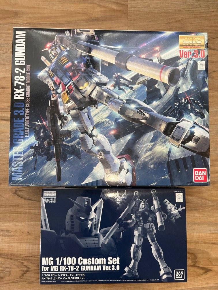 Bandai Master Grade RX-78-2 Gundam Ver 3.0 with P bandai Custom set ...