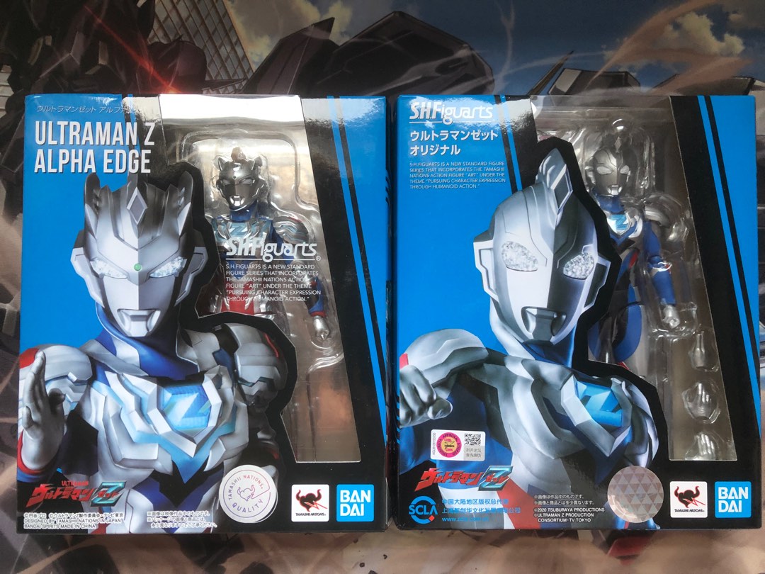 Bandai Shf 超人Z Original/Alpha Edge 原生型態 阿爾法裝甲, 興趣及遊戲, 玩具 & 遊戲類 - Carousell