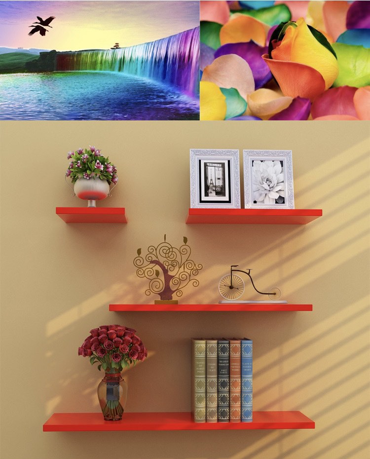 Beautiful Rack Shelves Ruang tamu bilik tidur, Furniture & Home Living ...
