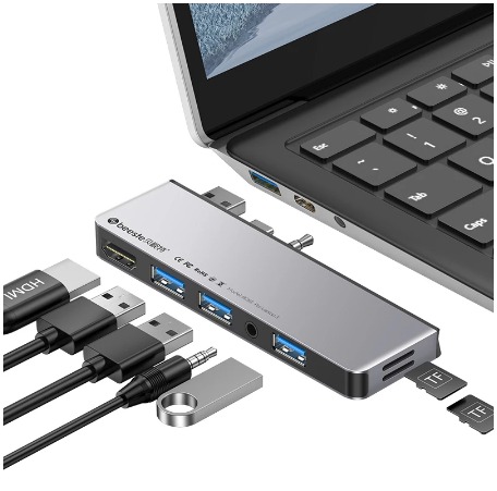 Beeste 3.5mm usb audio hub with TF card reader 7 ports 3 X USB 3.0 ...