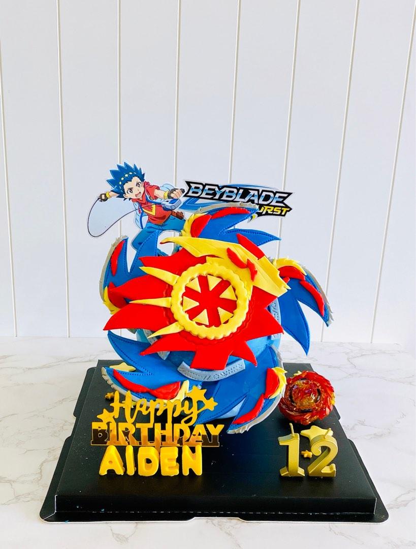 Beyblades knock knock / pinata cake, Food & Drinks, Homemade Bakes on ...
