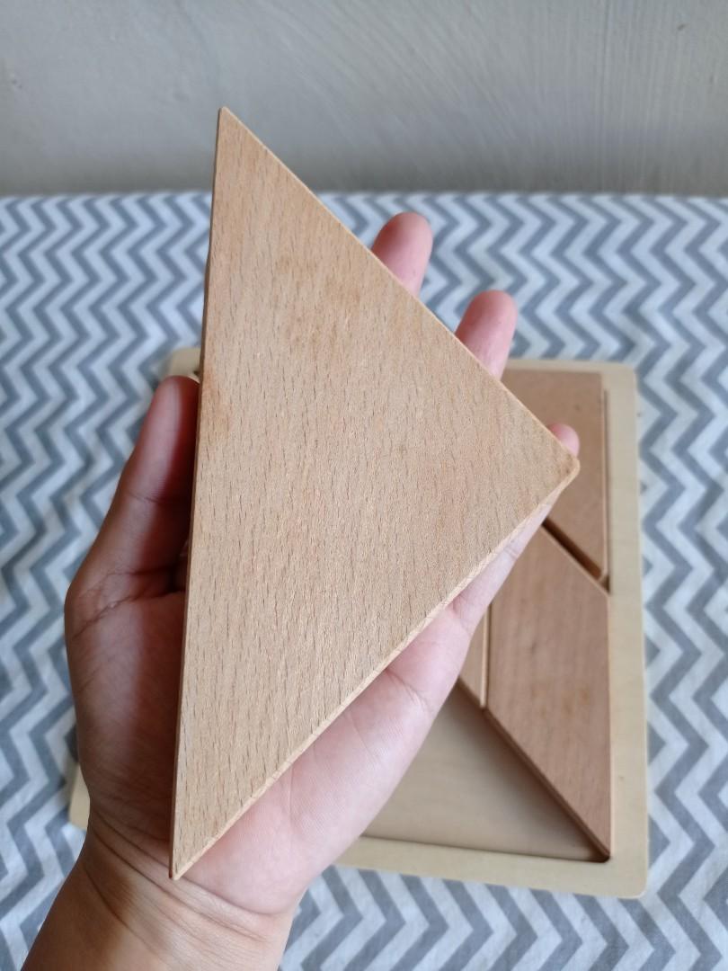 Big Wooden Tangram, Hobbies & Toys, Toys & Games on Carousell