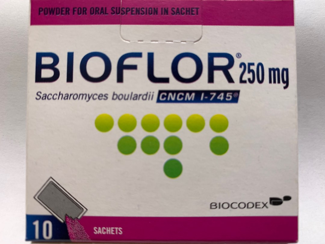 Bioflor (Saccharomyces boulardii) 250mg Sachet 10’s, Health & Nutrition ...