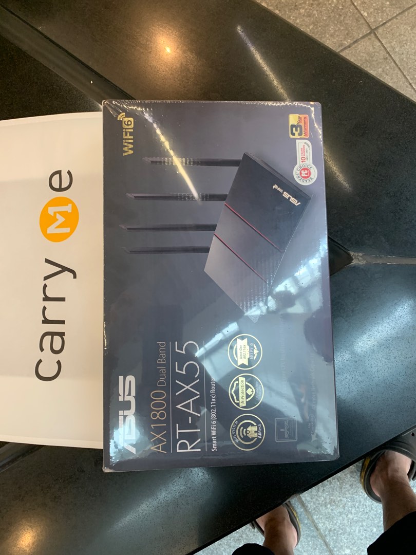 BNIB Asus router RT AX-55, Computers & Tech, Parts & Accessories ...