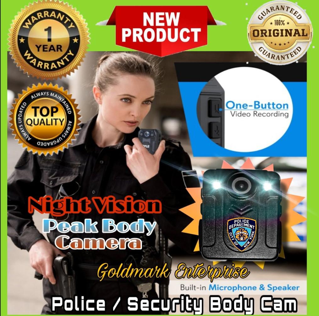 Body Camera For Police / Security Guard High Quality with Night Vision ...