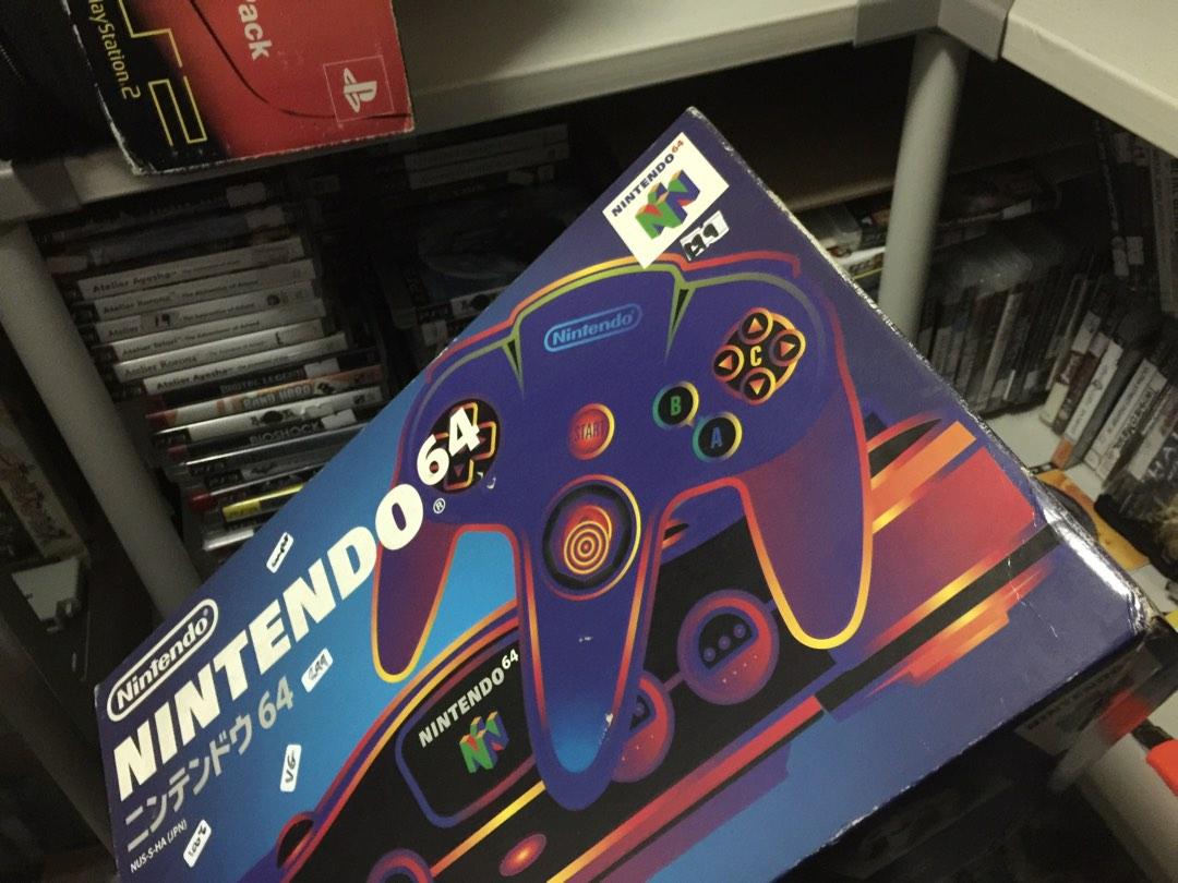 Box n64 40sgd box with inside styro and booklet, Video Gaming, Video ...