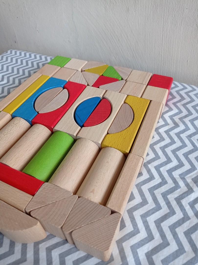 Brio Wooden Building Blocks, Hobbies & Toys, Toys & Games on Carousell