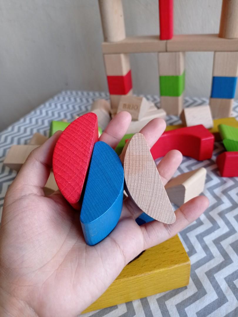 Brio Wooden Building Blocks, Hobbies & Toys, Toys & Games on Carousell