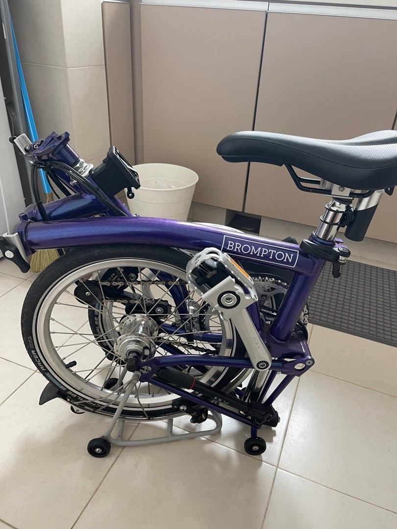 Brompton blue with dynamo - barely used, Sports Equipment, Bicycles ...