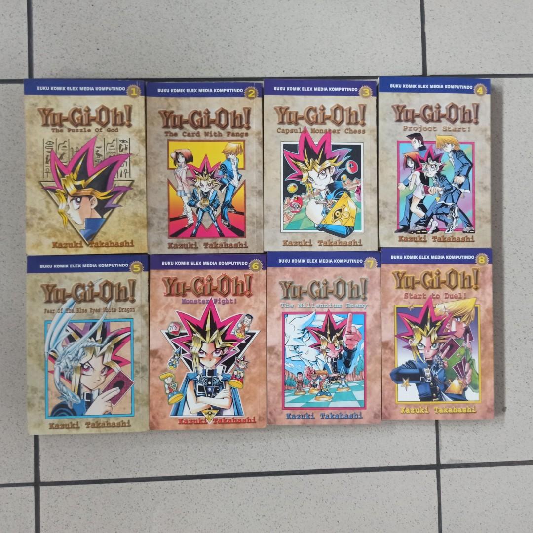 Buku Komik Yugioh Bekas no 1-8, Buku & Alat Tulis, Komik dan Manga di Carousell