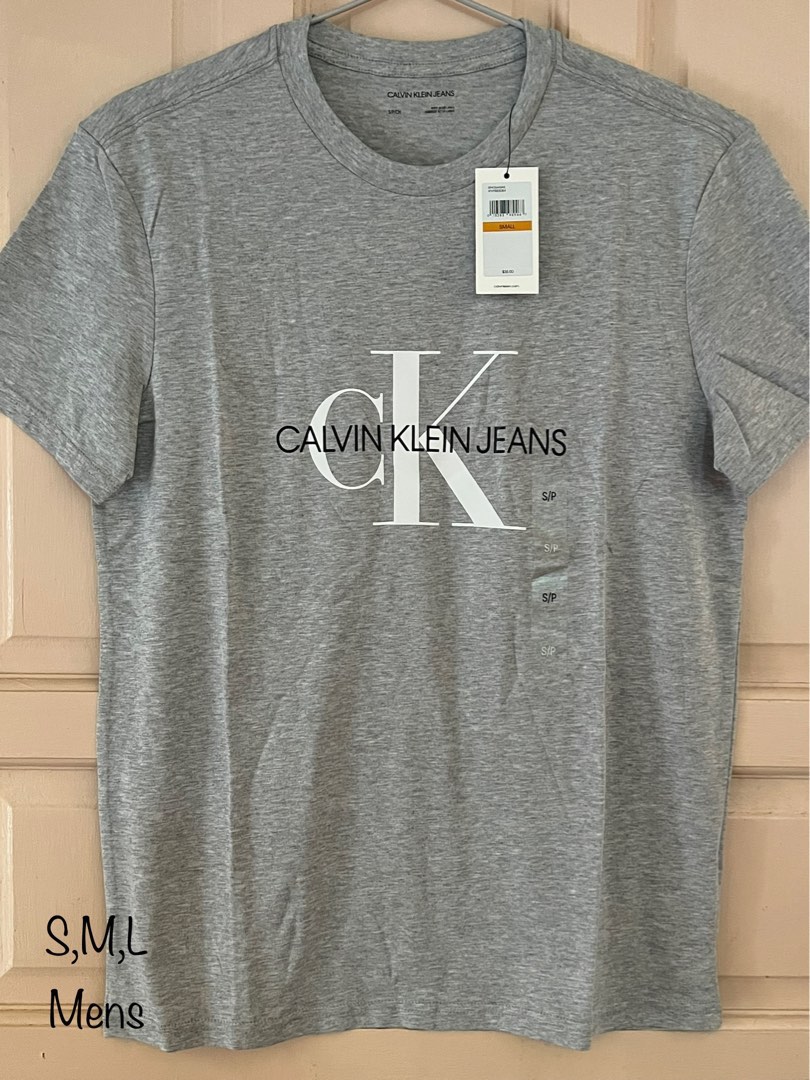 Calvin Klein Classic Logo Tees, Men's Fashion, Tops & Sets, Tshirts ...