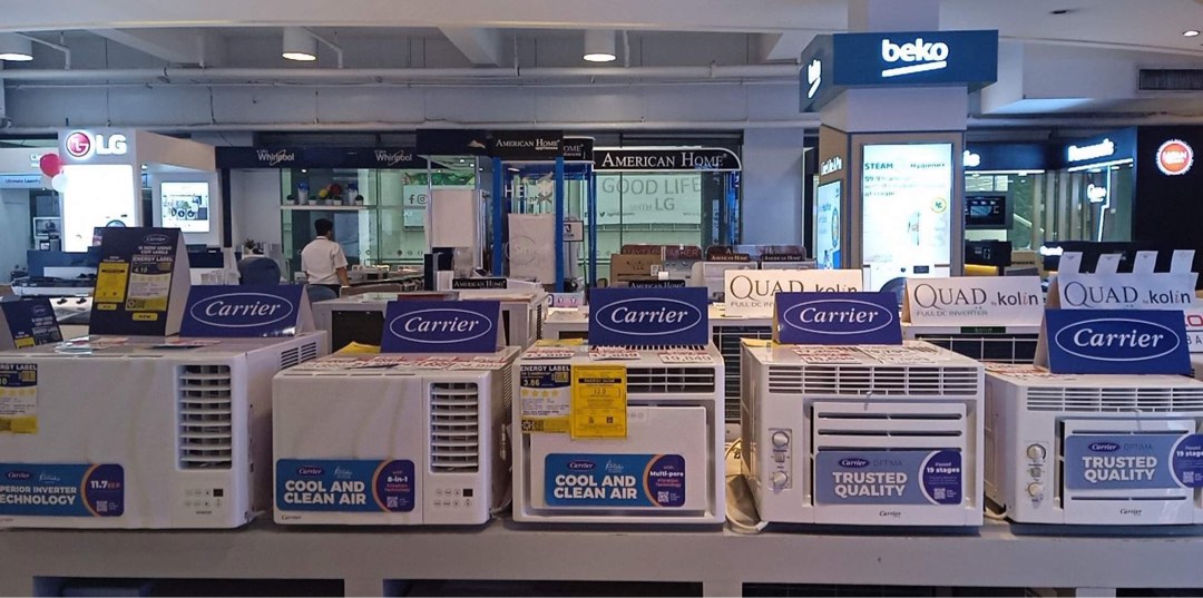 CARRIER WINDOW TYPE AIRCON, TV & Home Appliances, Air Conditioning and ...