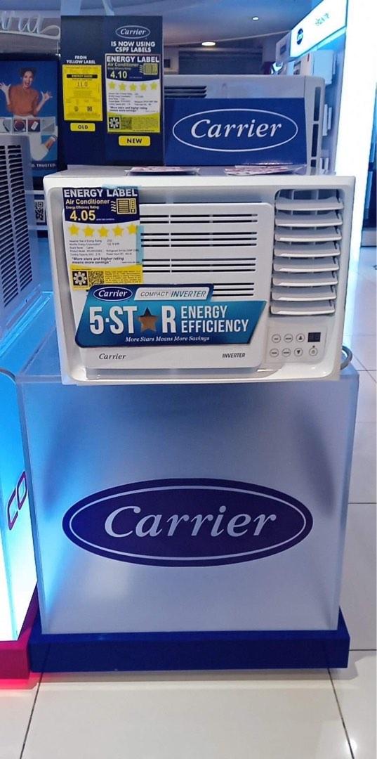 CARRIER WINDOW TYPE AIRCON, TV & Home Appliances, Air Conditioning and ...