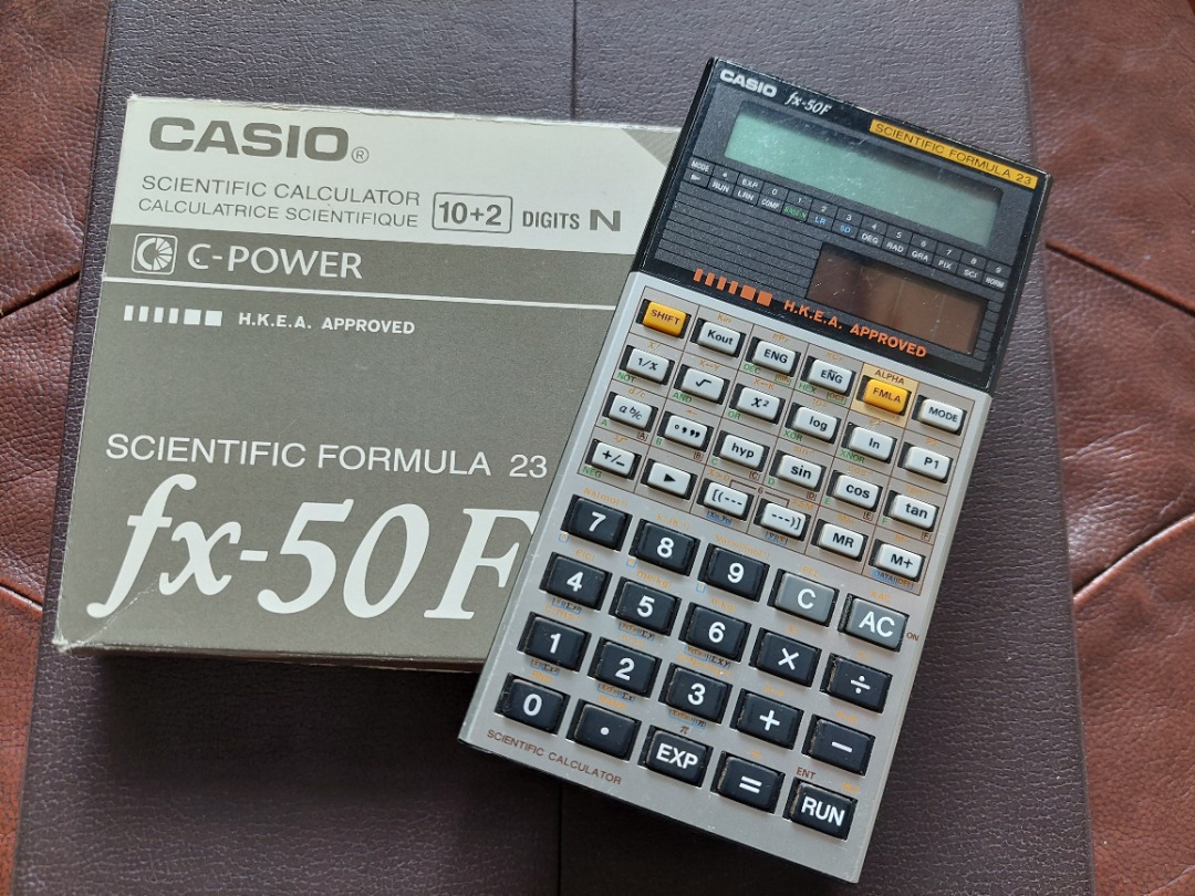 Casio 計數機 FX-50F Scientific Calculator, 興趣及遊戲, 手作＆自家設計, 文具 - Carousell