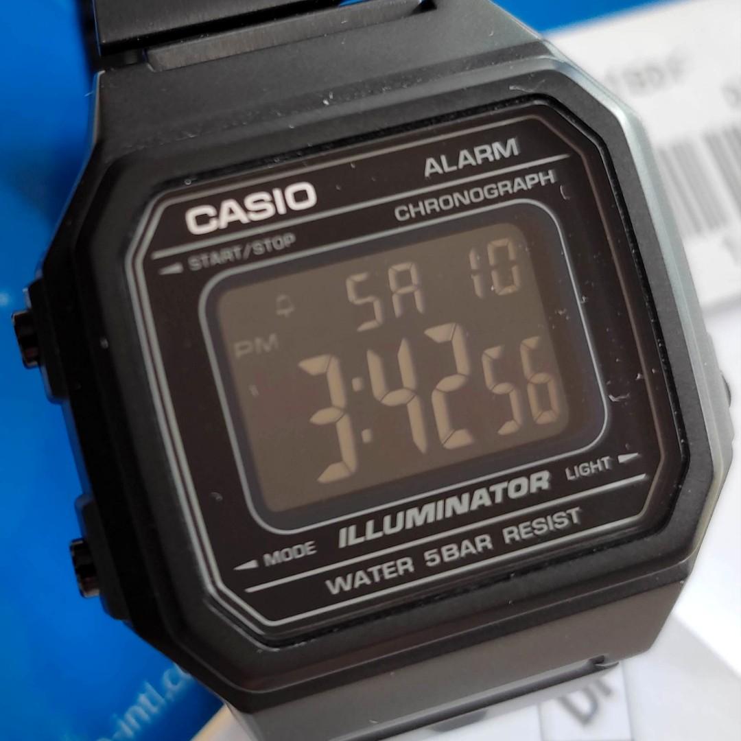 CASIO B650WB-1B (Vintage Series) Retro Digital Watch, Men's Fashion ...
